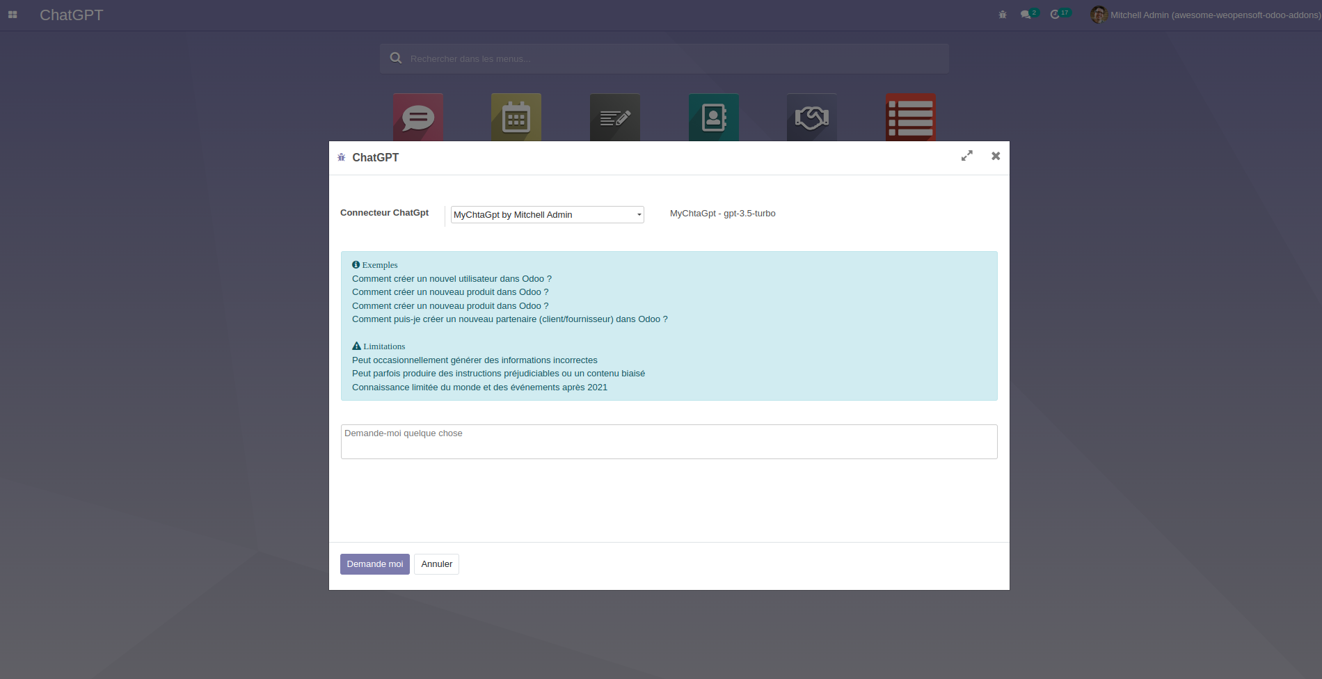 Odoo-ChatGPT | Weopensoft